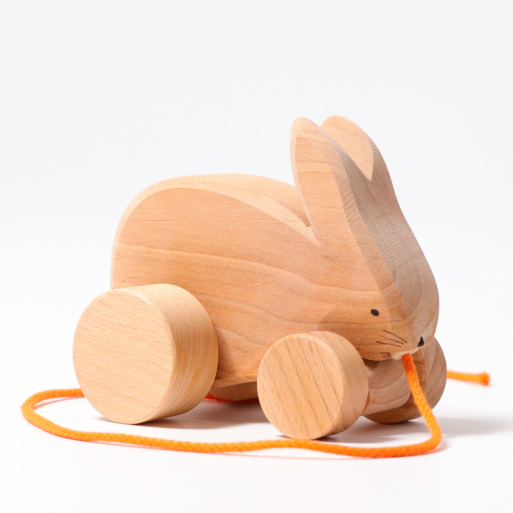 Pull-along Rabbit – Wooden Heart Galway